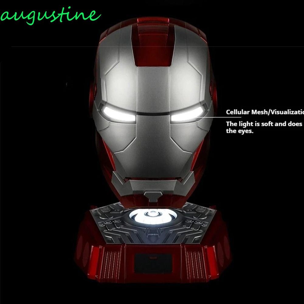 AUGUSTINE Anime Iron Man Headgear, Plastic Luminous Cosplay Masks, Cool ...