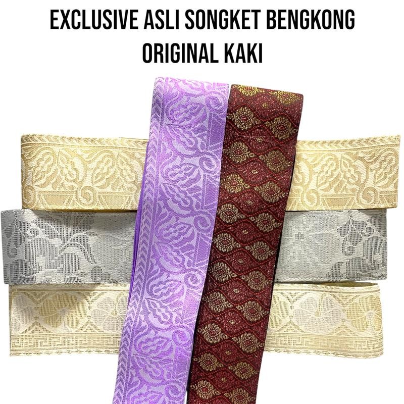 BENGKONG Asli Tenun Songket Busana Melayu Aksesori Pengantin (Bengkong ...