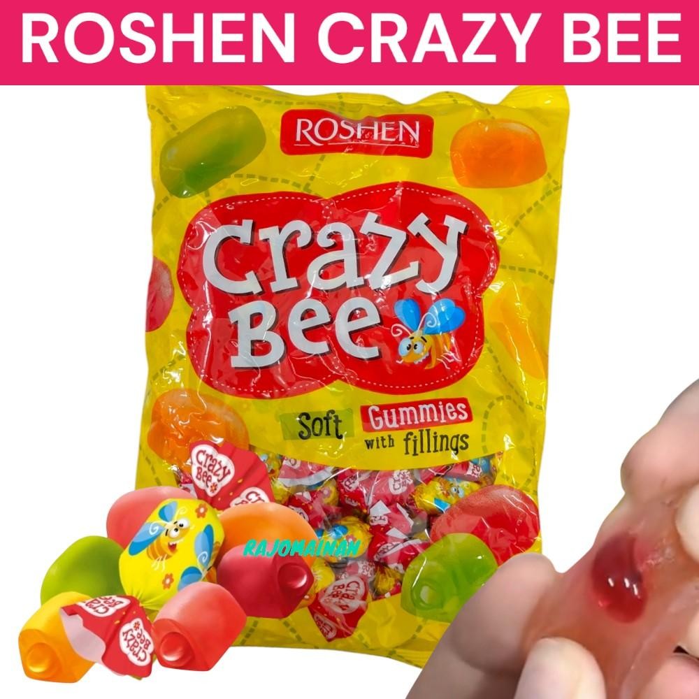 ROSHEN Crazy Bee Soft Gummies With Filling Gula Gula Roshen Crazy Bee ...