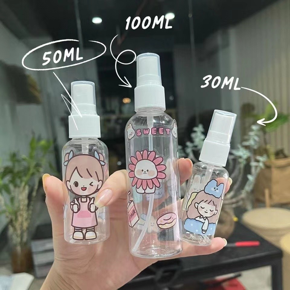 Spray Bottle Alcohol Disinfection Watering Can Small Portable Travel ...