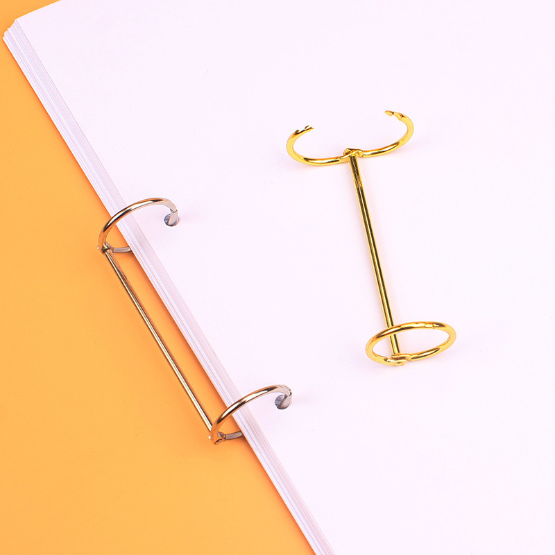 Two-link Metal Book Ring Double-Hole Punch Binder Stationery Two-Hole ...