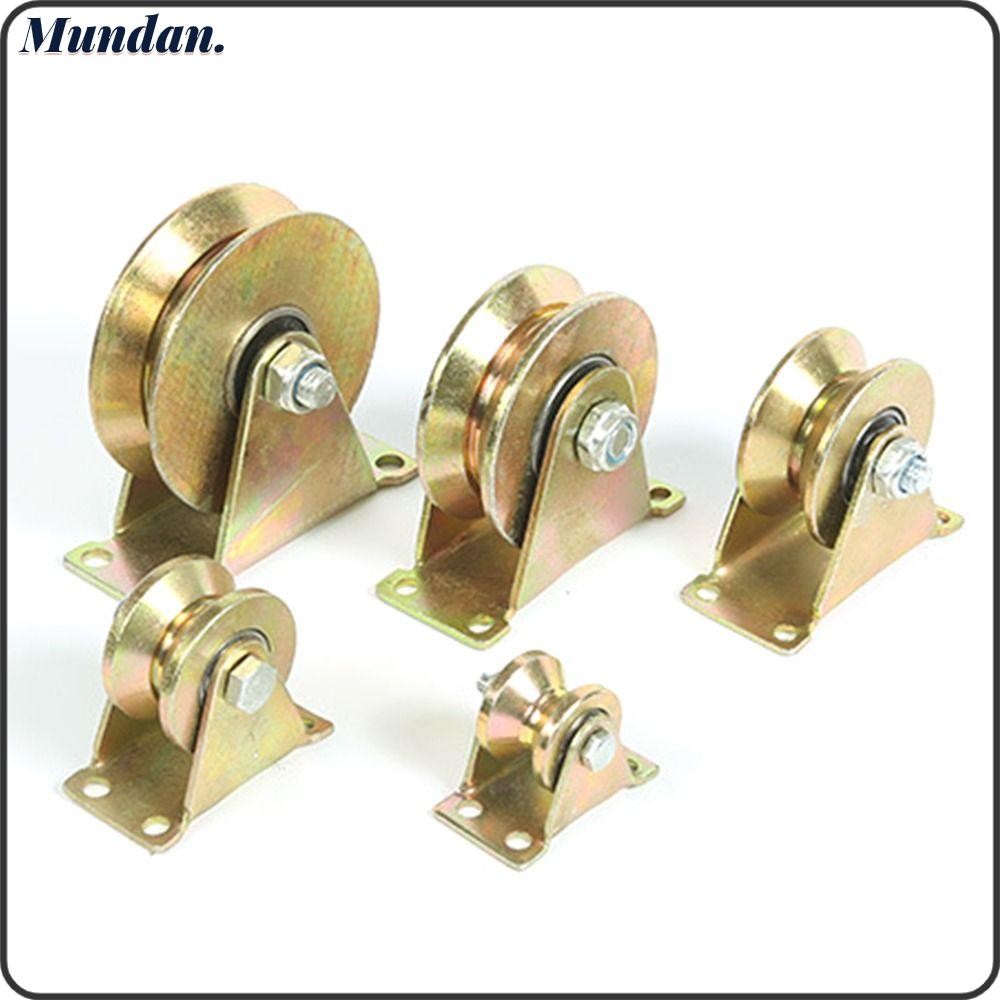 MUNDAN 1Pcs Bearing Pulley, Plating Color U/V/H Shaped Sliding Door ...