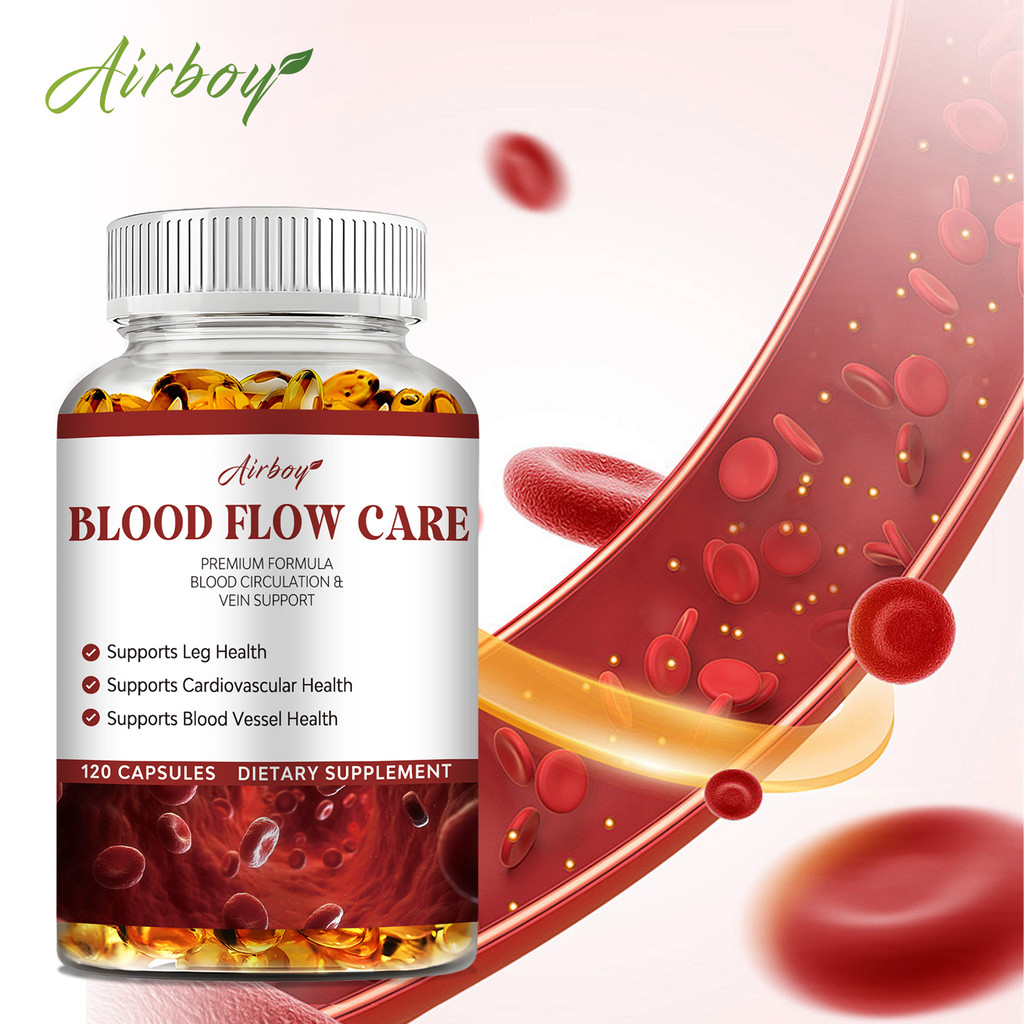Airboy Blood Circulation Supplement, Supports Leg Vein, Heart, Vessels ...