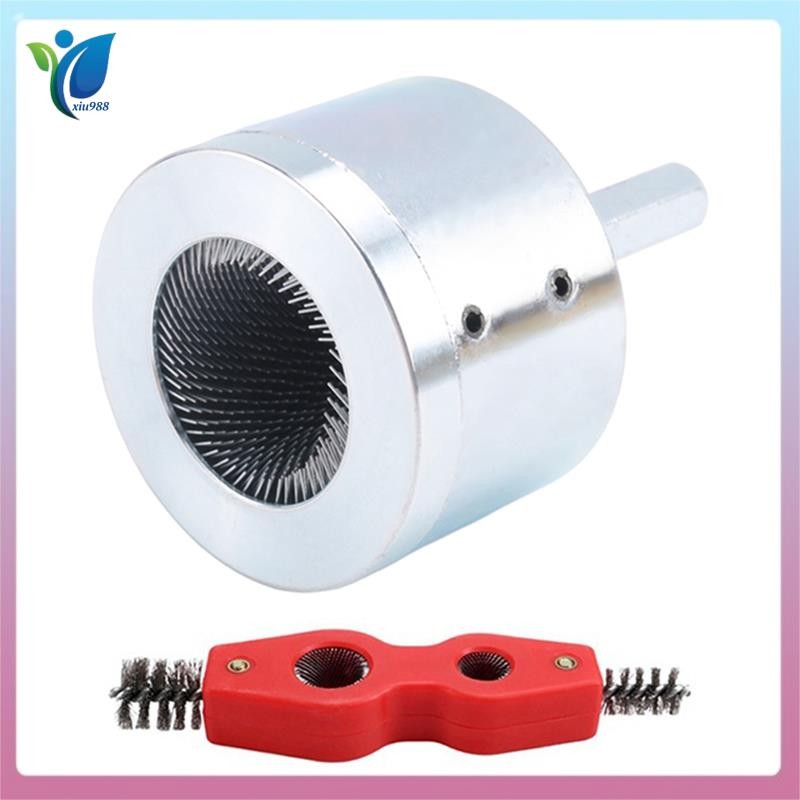 4-in-1 Double-Headed Copper Pipe Brush Copper Tube Polishing Reamer ...