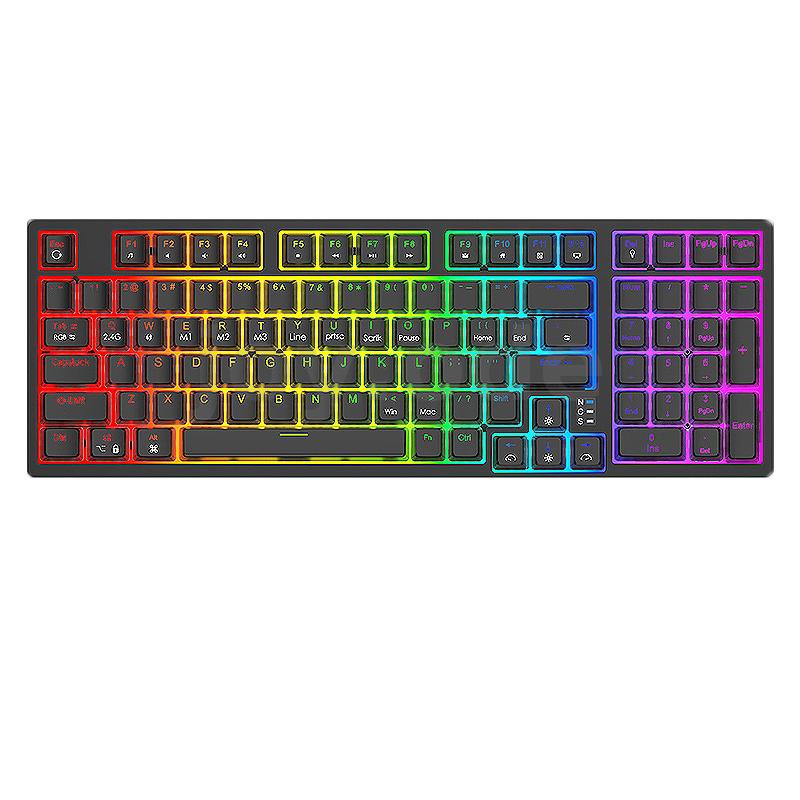 Readson H98 97 Keys Tri-mode Mechanical Gaming Keyboard Hot Swappable ...