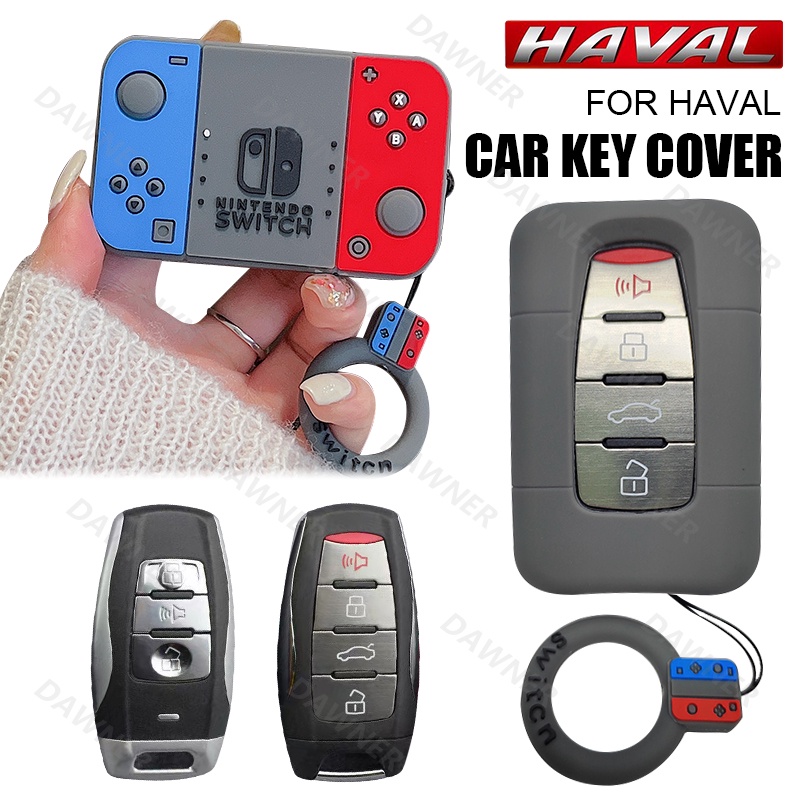 Cute Cartoon Car Key Case Cover for Haval Jolion Haval H6 Remote Smart ...