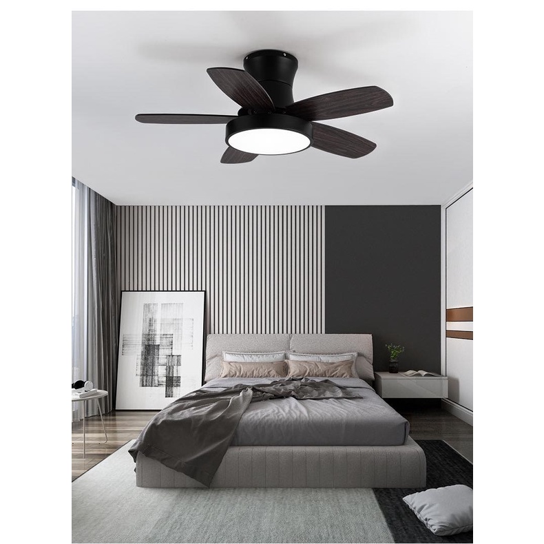 Moder Nordic Ceiling Fan with Remote Control Ceiling Fan with Light ...