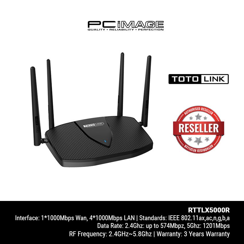 TOTOLINK X5000R AX1800 Wireless Dual Band Gigabit Router | Shopee Malaysia