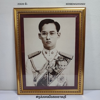 Picture With Frame In The Royal King Rama 9government Size 20x26 Inches ...