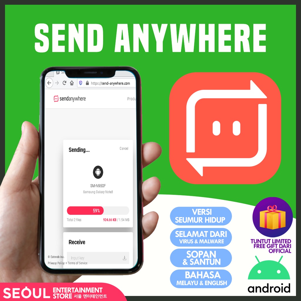 NEW VERSION 🔔 Send Anywhere 🔔 MOD GAME [ANDROID] | Shopee Malaysia