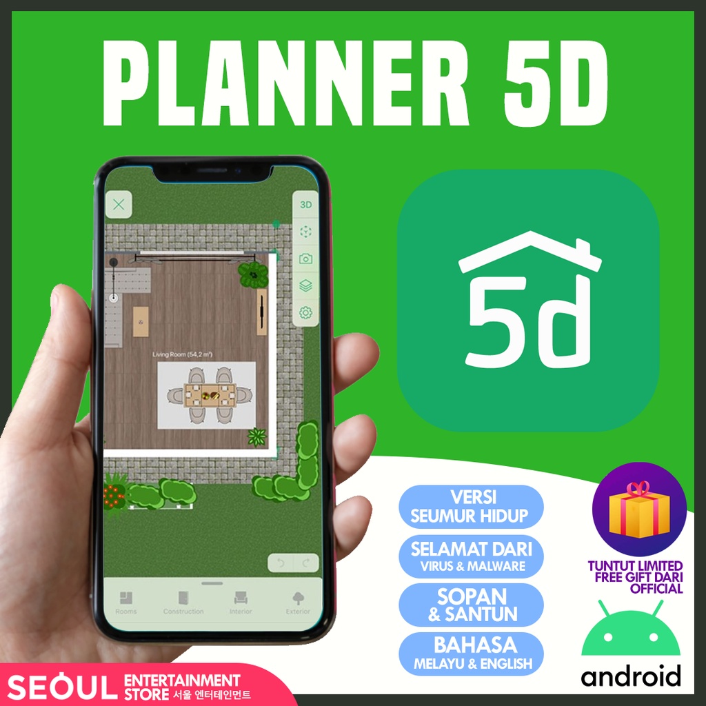 NEW VERSION 🔔 Planner 5D 🔔 MOD GAME | Shopee Malaysia