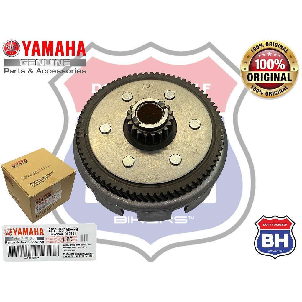 YAMAHA Y15 Y15ZR PRIMARY DRIVEN GEAR BESAR CLUTCH GEAR 100% ORIGINAL HLY | Shopee Malaysia