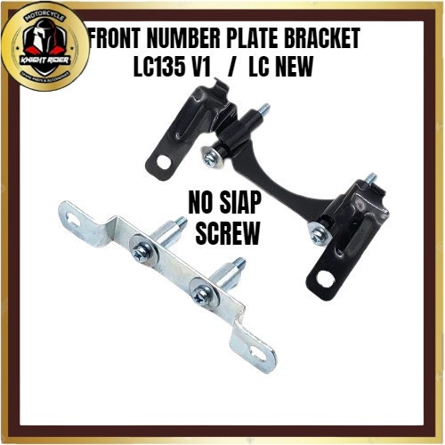 LC135 V1 / LC NEW FRONT NUMBER PLATE BRACKET LC V1 - V7 V1 V2 V3 V4 V5 ...