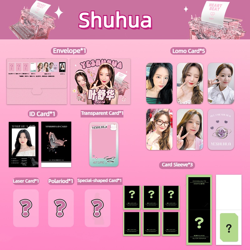 (G)I-DLE Kaji Card Collection Laser Hologram Transparent Lomo Cards ID ...