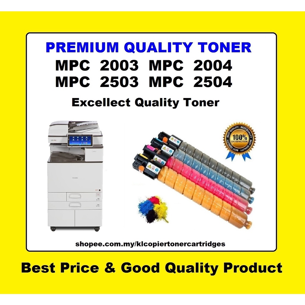Ricoh MPC2503 toner cartridge MPC2003 MPC2503 MPC2011 MPC2004 MPC2504 ...