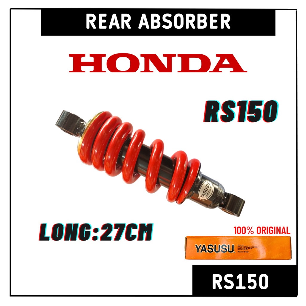 YASUSU REAR ABSORBER HONDA RS150 R RS150R V1 V2 SHOCK ASORBER MONOSHOCK ...