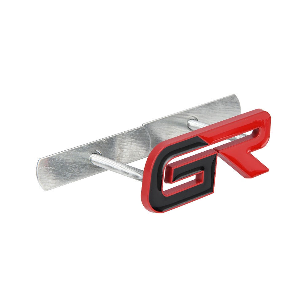 Car Front Hood Grille & Rear Trunk Stickers GR Sport Emblem Metal 3D ...