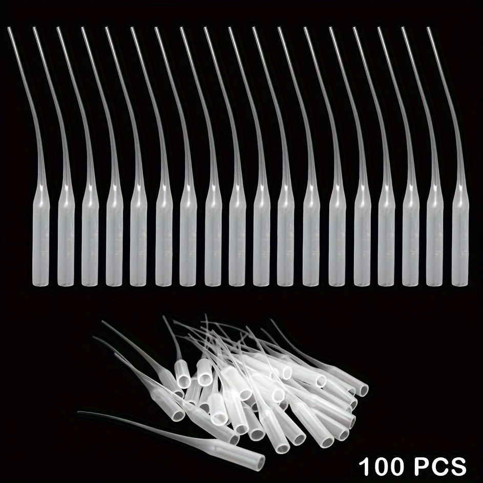 100pcs CA Glue Tips Precision Glue Tips For Bottles With Nozzles ...