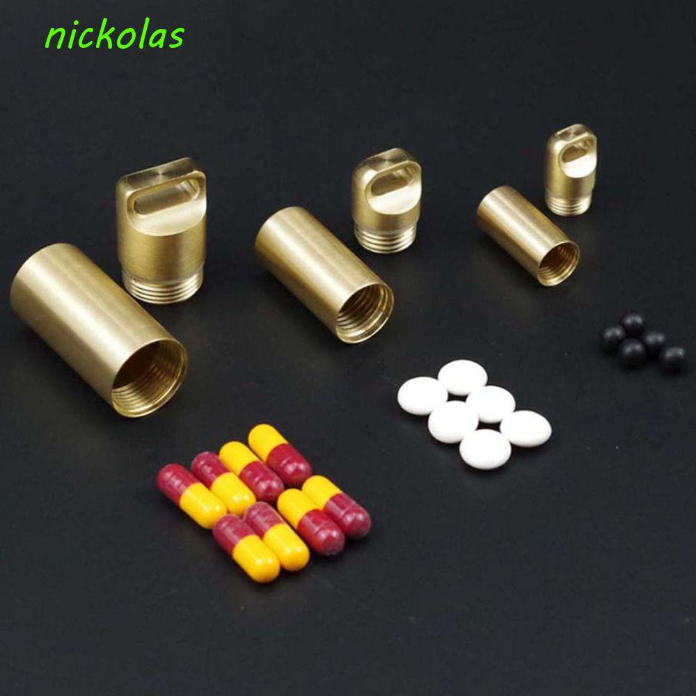NICKOLAS Medicine Pill Box Portable Tubes shape Medicine Tablet ...