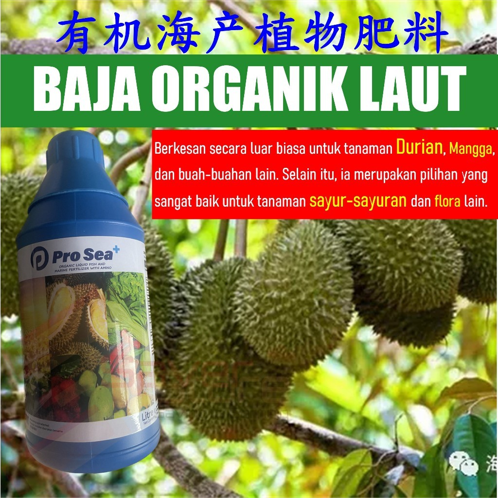 Pro Sea (Baja) - Baja Organik Tumbuhan Laut 1 Liter 有机海产植物肥料 1 公升 ...