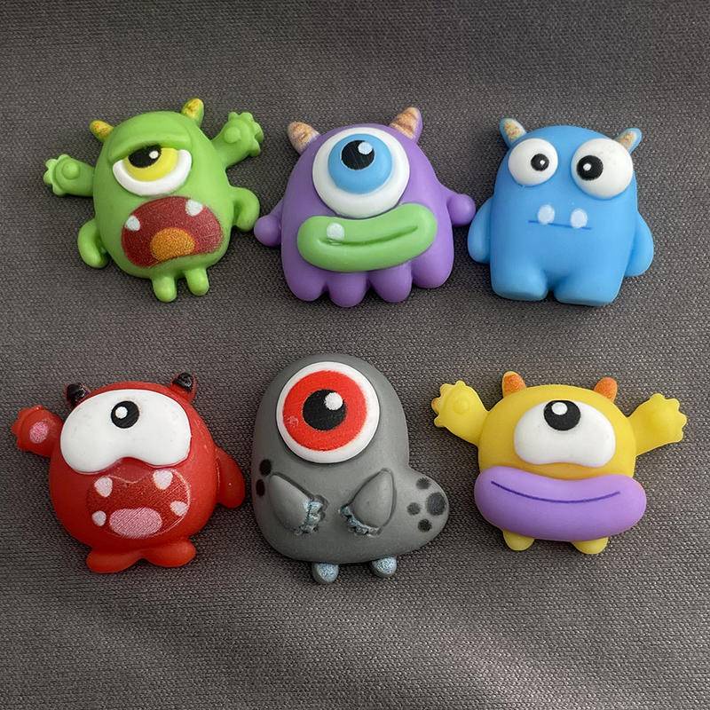 Cartoon Monster Set Jibz Croc Shoe Charm DIY Cute Resin Jewelry ...