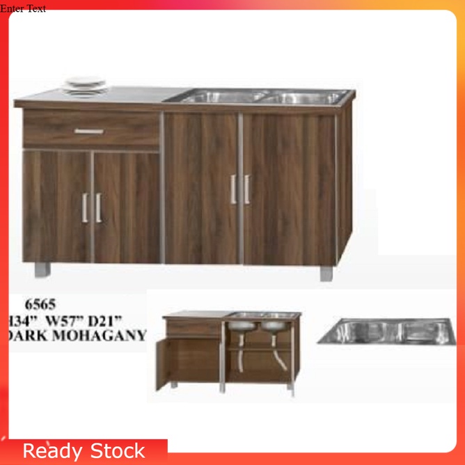 𝙏𝙀𝙍𝙈𝙐𝙍𝘼𝙃 Kabinet Almari Dapur Sinki | Shopee Malaysia