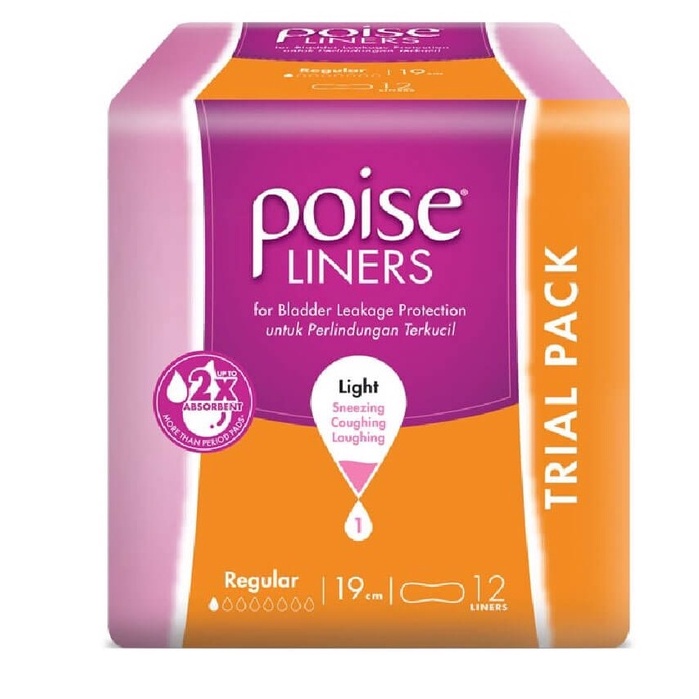 Poise Liners Regular Light 19cm ( 12 Liners ) | Shopee Malaysia