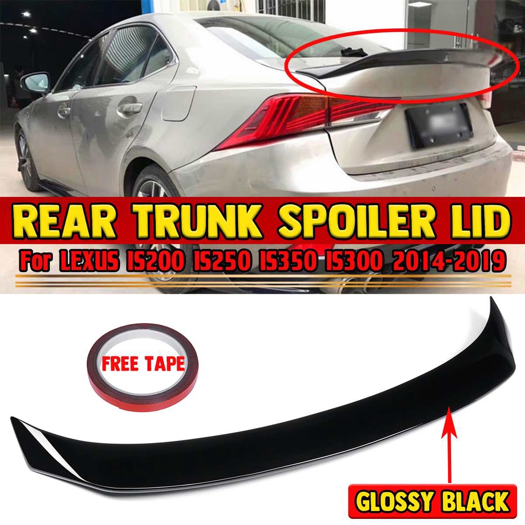 ABS Car Rear Trunk Spoiler Lip Boot Wing Lip AR Style For LEXUS IS200 ...