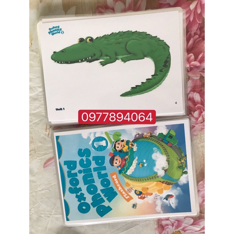 Flashcards Oxford phonics world 1- 2-3-4-5- 2-Sided plastics Laminated ...
