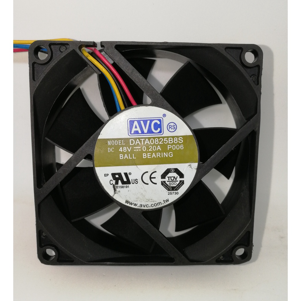 Avc 8025 8cm 48V 0.20A DATA0825B8S6 4-Line ZTE Dedicated Inverter Fan ...