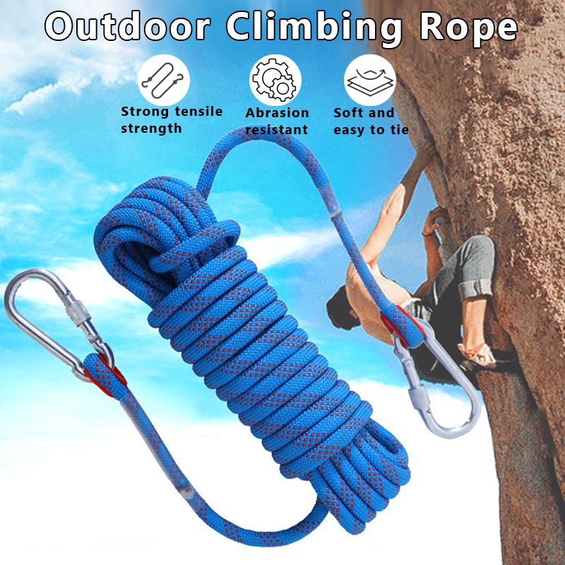 【Ship in 24h】10M Hammock Rope with Double hook Outdoor Camping Rope ...
