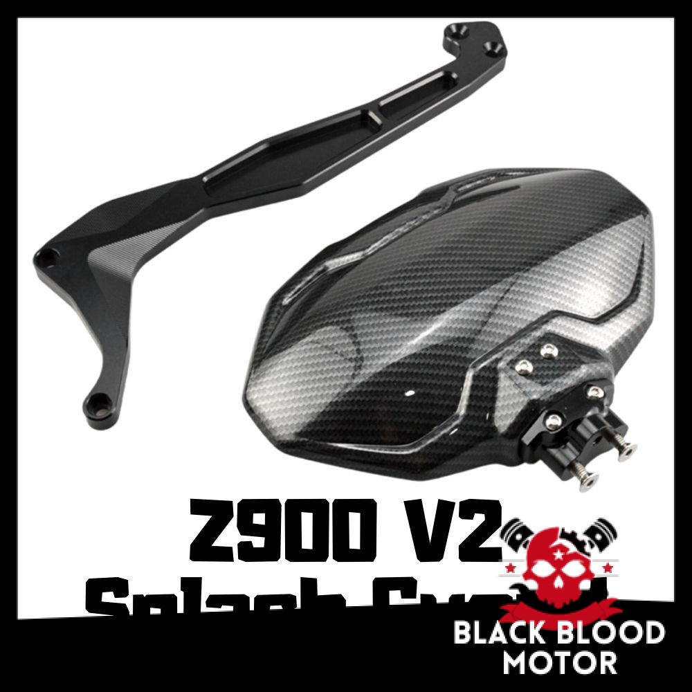 Kawasaki Z900 V2 2023 Z900 V1 Splash Guard Water Transfer Carbon Fiber ...