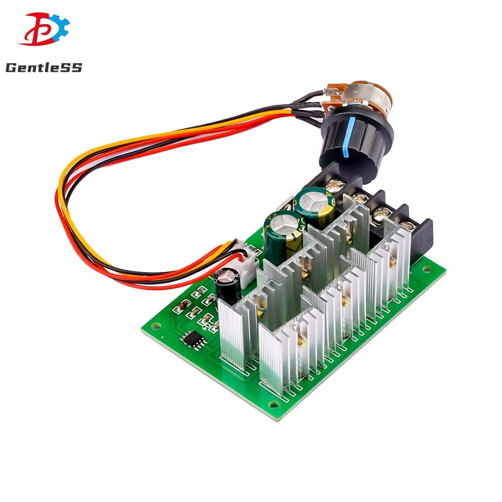 PWM DC9-55V DC Motor Pump Speed Controller Driver 40A 2000W High Power ...