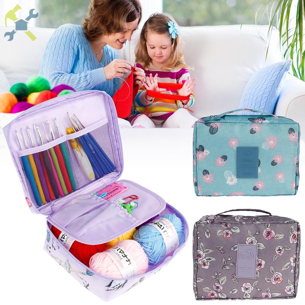 66Pcs Crochet Kits for Beginners Colorful Crochet Hook Set with Storage ...