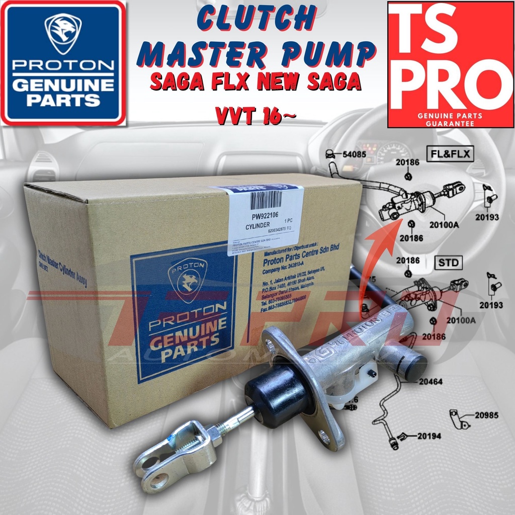 Proton Saga FLX NEW Saga VVT 16~ Genine Manual Top Clutch Master Pump ...