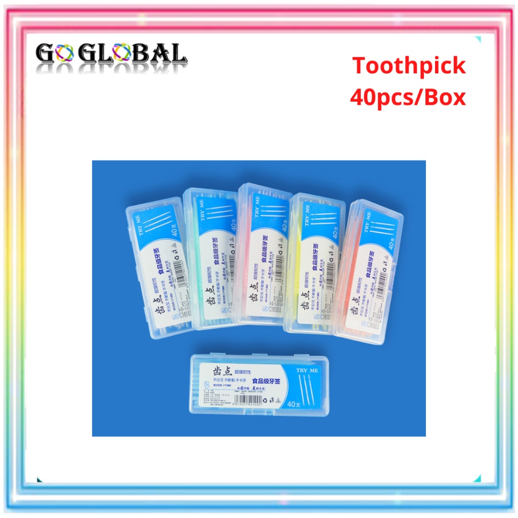 Toothpick Teeth Cleaning Oral Personal Care Accessories 40pcs/box 棒牙 ...