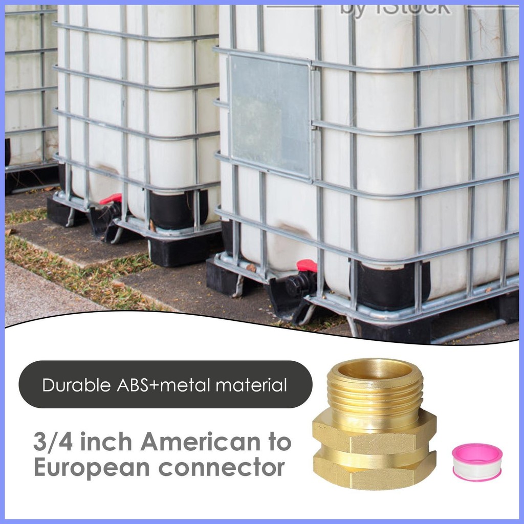 IBC Tote Adapter IBC Tank Valve Fitting Leakproof IBC Tank Valve Thread ...