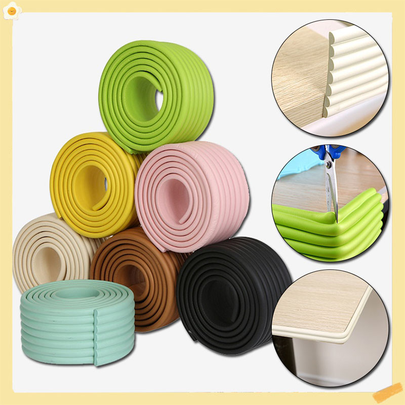 2M Baby Safety Bumper Strip Children Table Corner Protector Edge ...