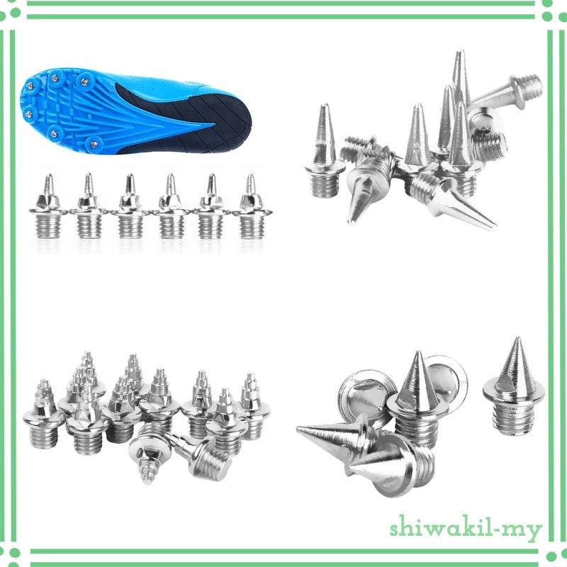 [ShiwakiffMY] 12 Pieces Steel Shoe Spikes Replacement, Pyramid Track ...