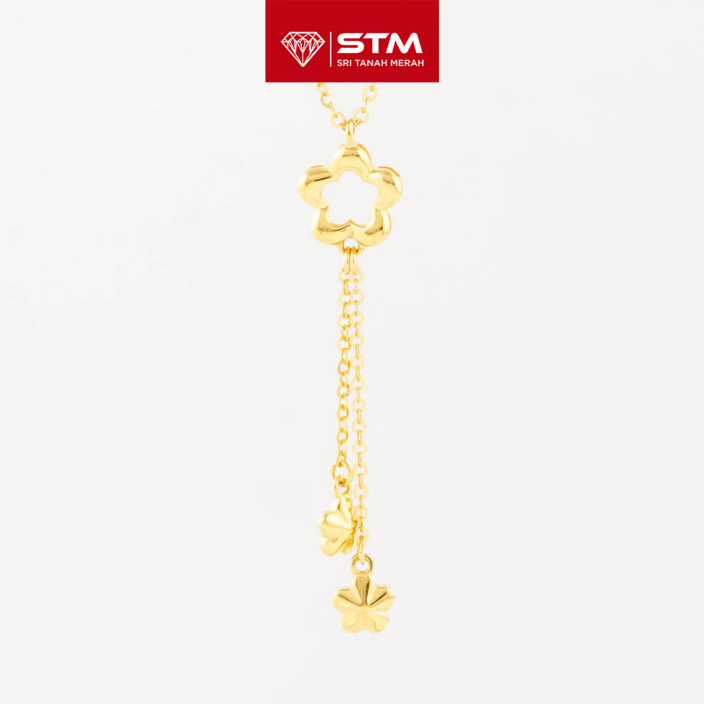 STM Exclusive Bajet Necklace/Rantai Leher 916 (22K Gold) | Shopee Malaysia