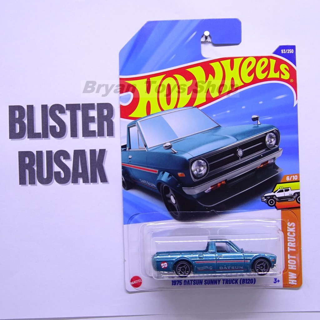 Hot Wheels Card Persangkauk 1975 Datsun Sunny Truck B120 Tosca | Shopee Malaysia