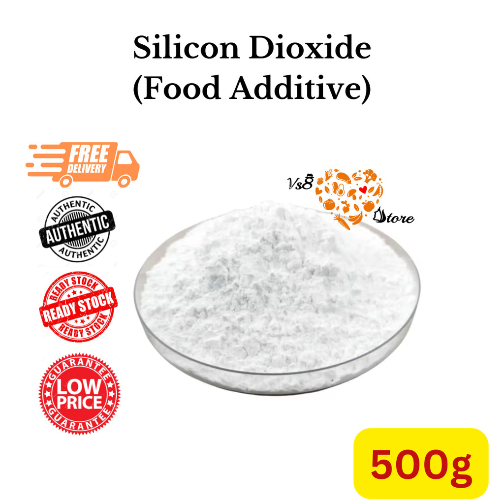 Silicone Dioxide / 二氧化硅 500G (Food Grade) - Food additives, Anticaking ...