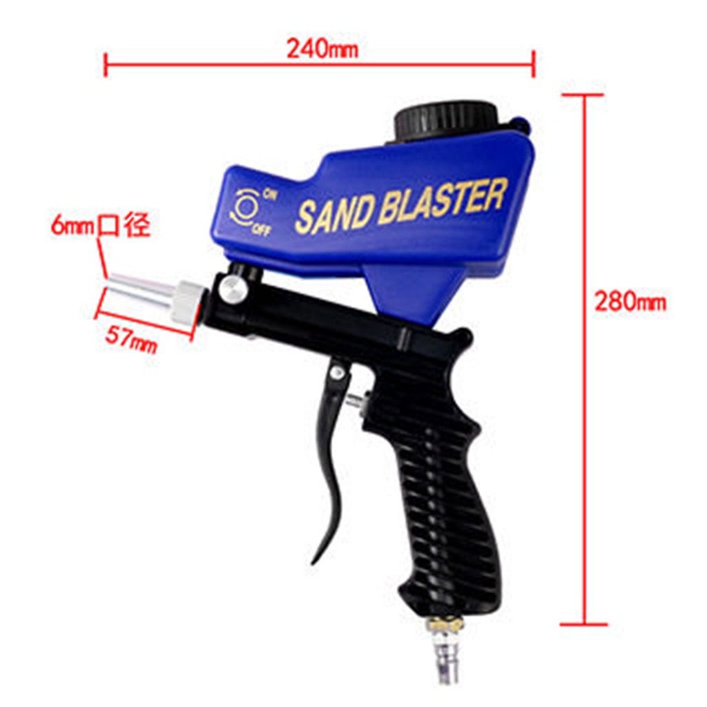 Public Portable Gravity Sandblasting Gun / Sandblasting Aluminium Oxide ... Public Portable Gravity Sandblasting Gun / Sandblasting Aluminium Oxide ...