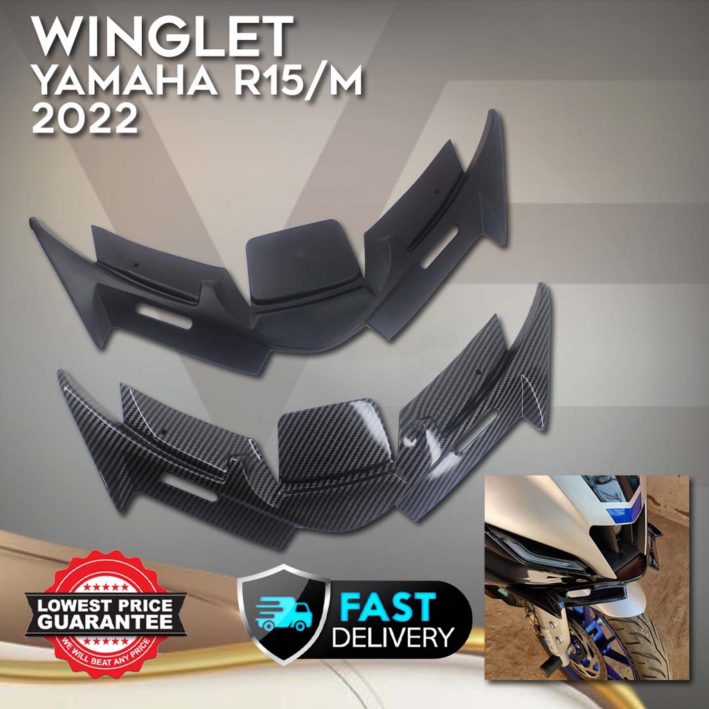 EMS Winglet For Yamaha R15M YZF-R15 V4 Front Panel Fairing (2022 ...