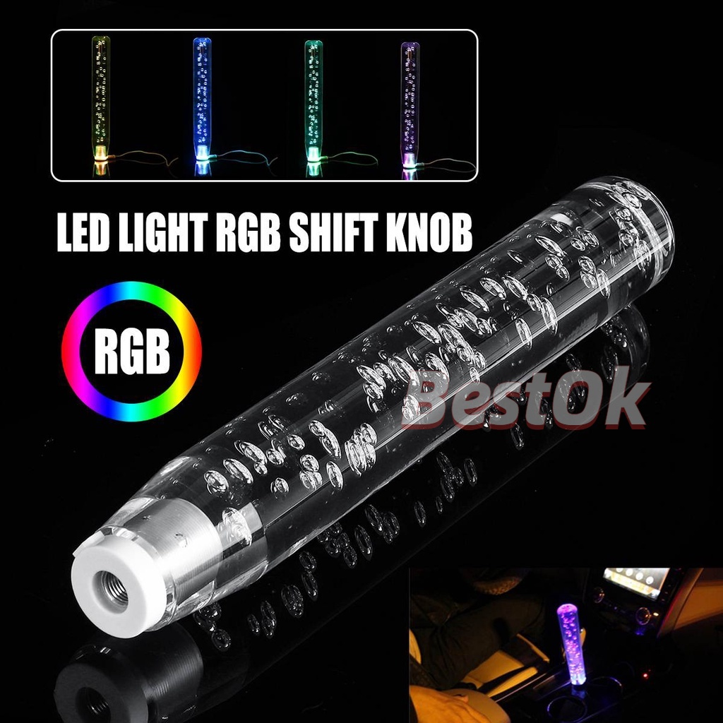 10cm 15cm 20cm 25cm 30cm Car LED Light RGB Color Changing Acrylic ...