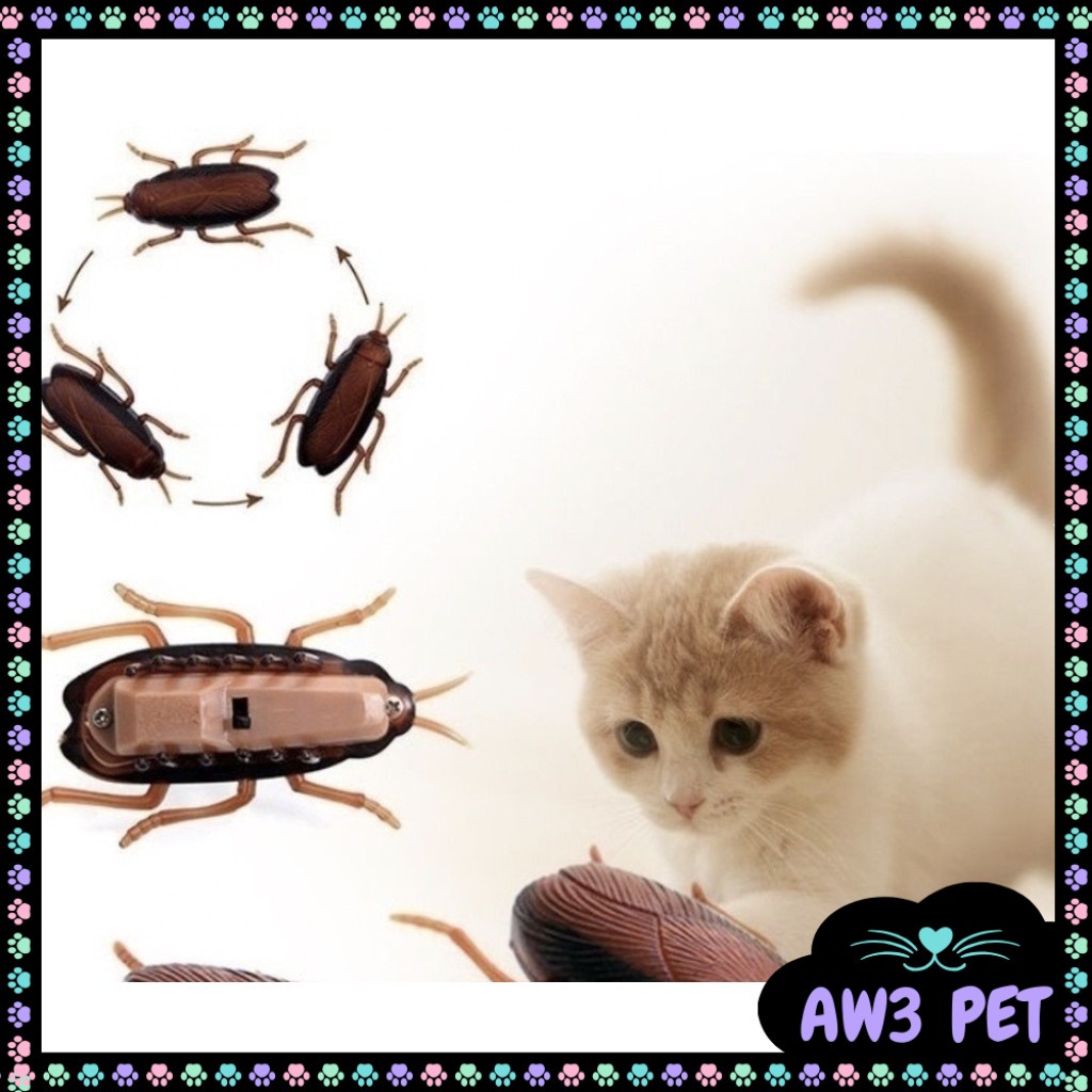 Electric Cockroach Lipas electric Funny Simulation Mainan Kucing Pet ...