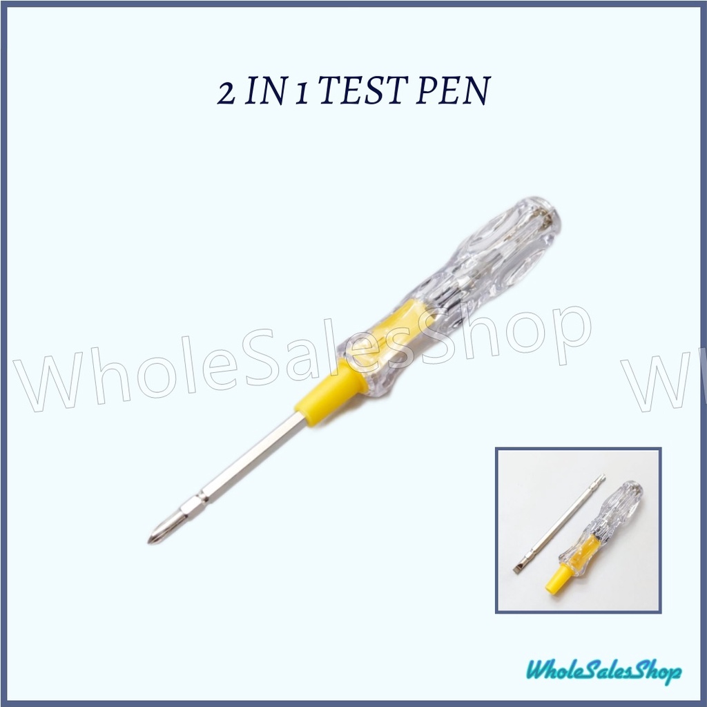 🔥FAST DELIVERY🔥 2 IN 1 TEST PEN (PHILIPS + FLATHEAD) | Shopee Malaysia