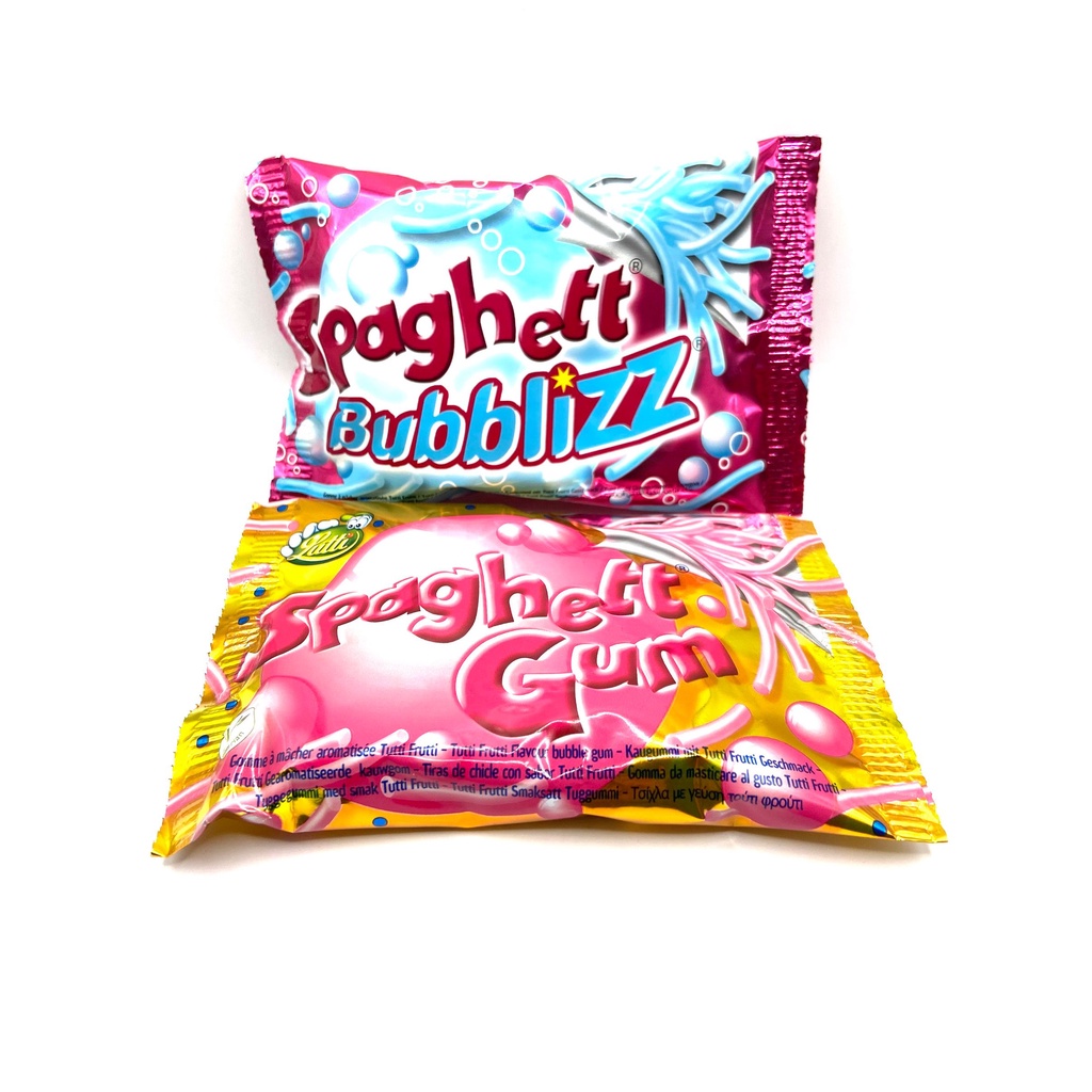 Lutti Spaghetti Fruit Flavour Bubble Gum 35g | Shopee Malaysia
