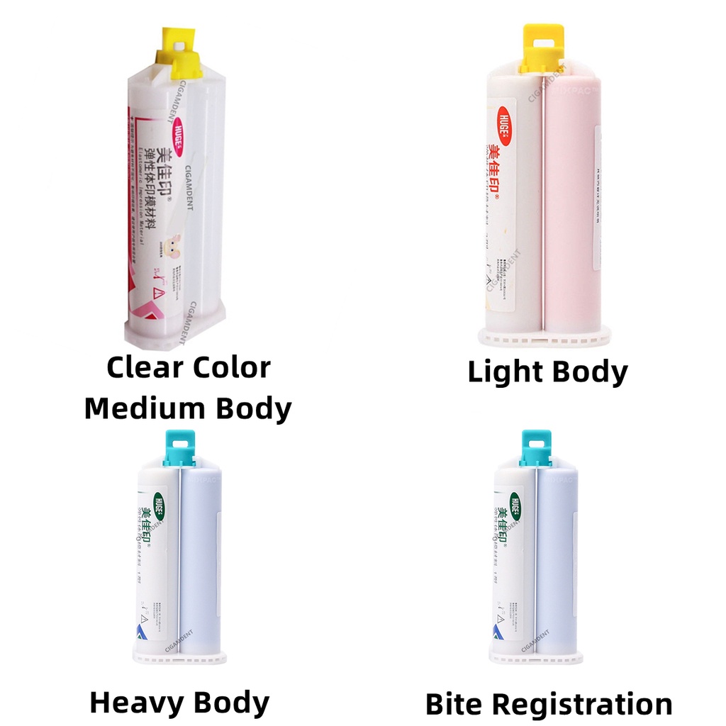 Dental Silicone Impression Material Putty Light Body Heavy Body Medium ...