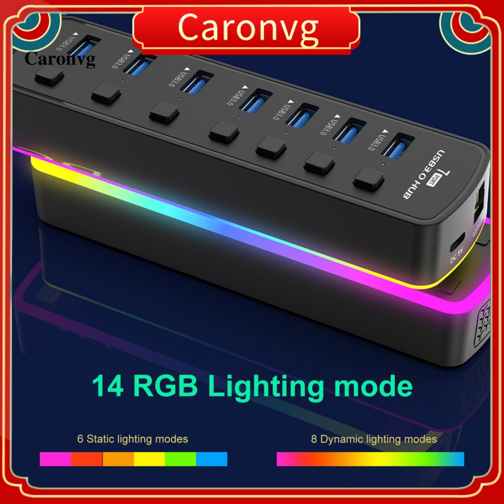 Caronvg USB Laptop Docking Station 7 in 1 Multiport USB 30 Independent ...